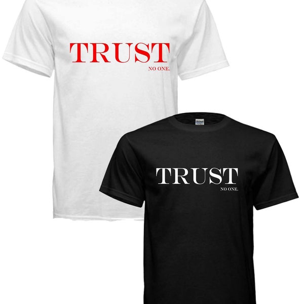 Trust No One Shirt - Etsy