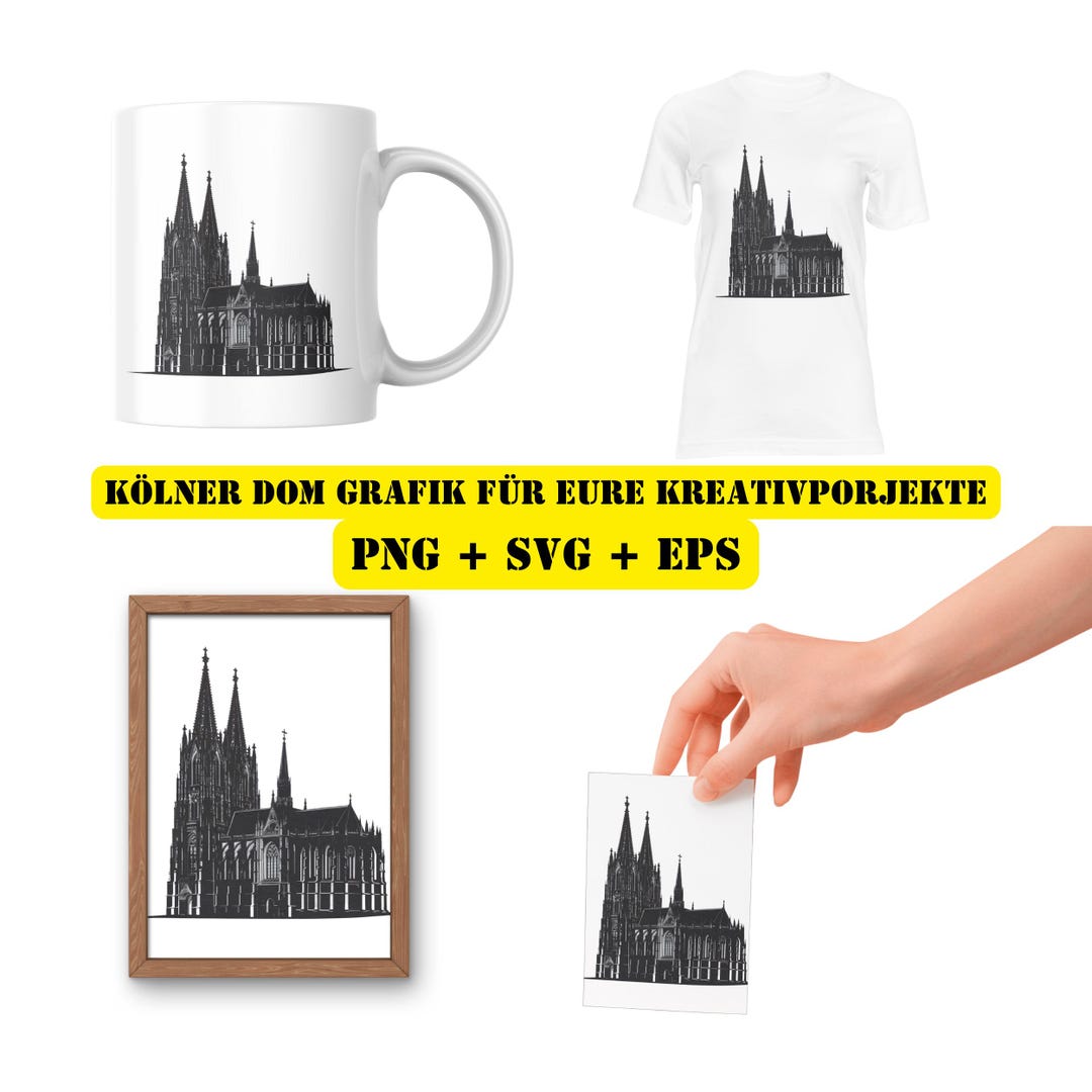 Cologne Cathedral Vector Graphic Exclusive Digital File (png, Svg, Eps ...