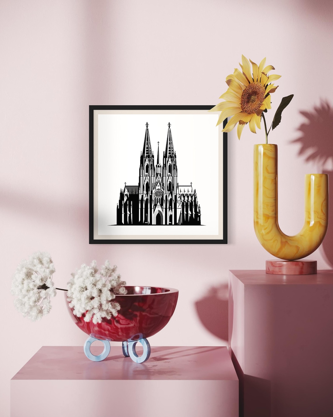 Kölner Dom Grafik PNG + SVG - Etsy.de