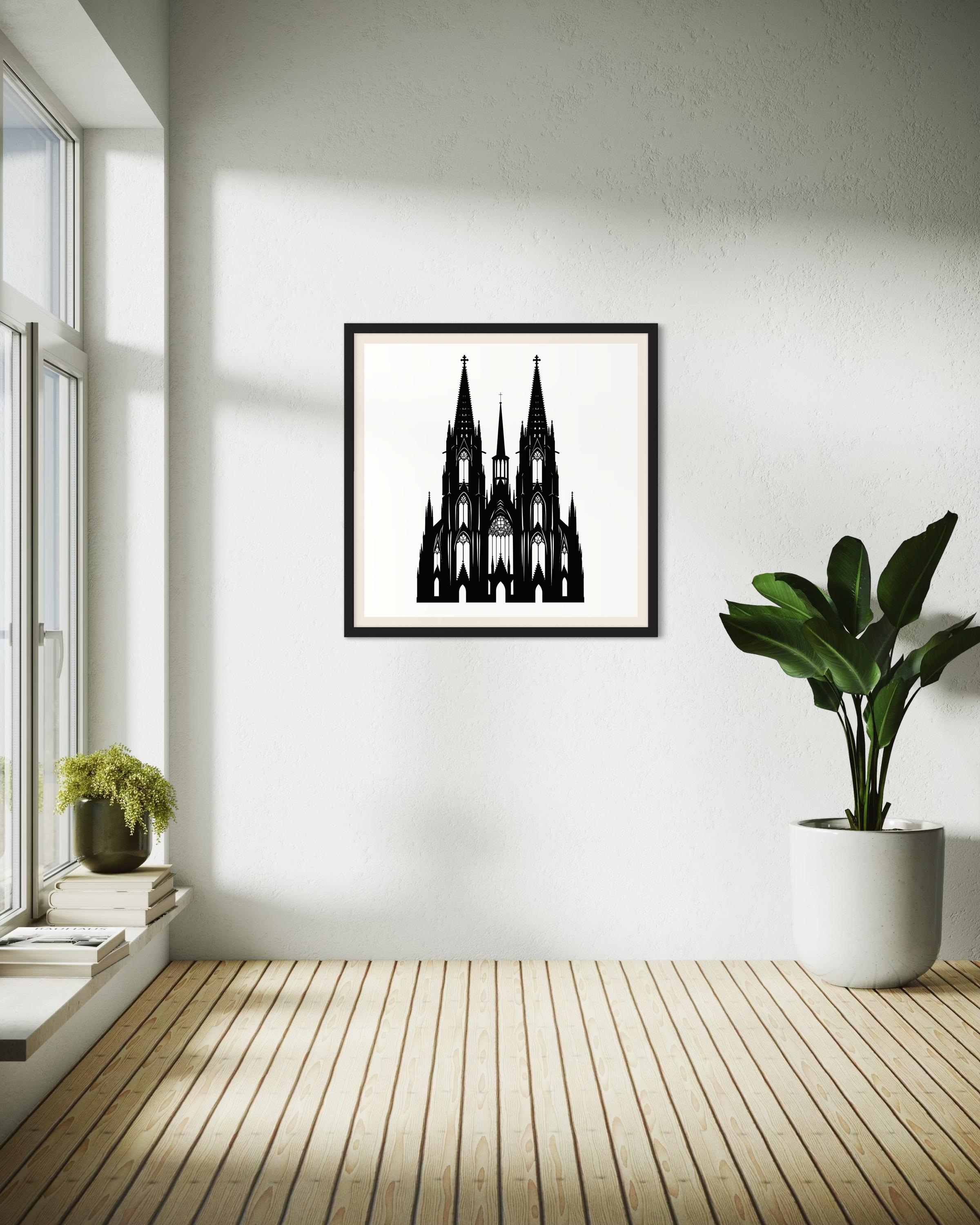 Cologne Cathedral Graphic - PNG + SVG - Etsy