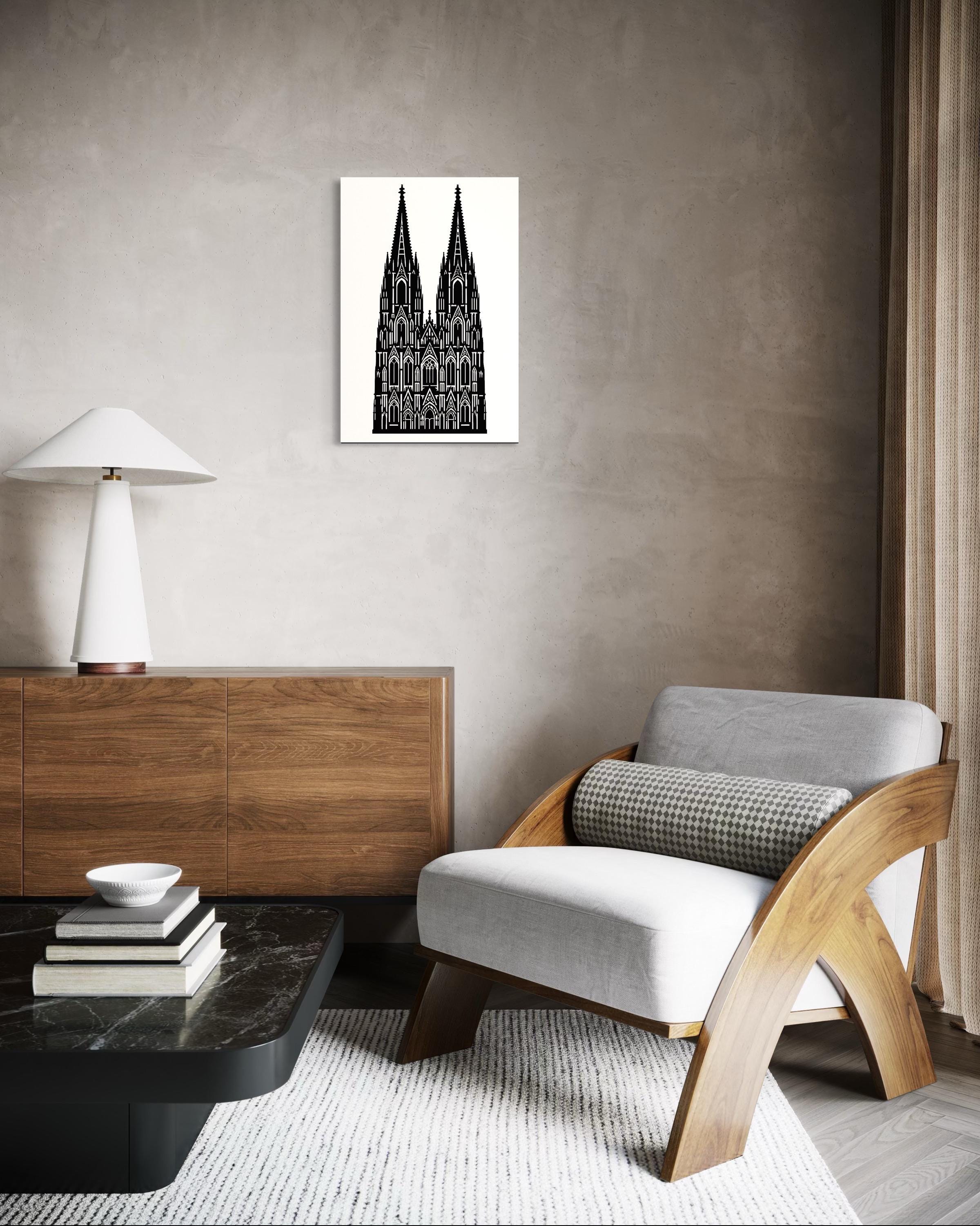 Cologne Cathedral SVG PNG – Stencil Design for Laser Engraving ...