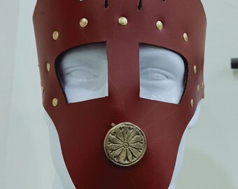 Leather Armor Face Mask - Etsy