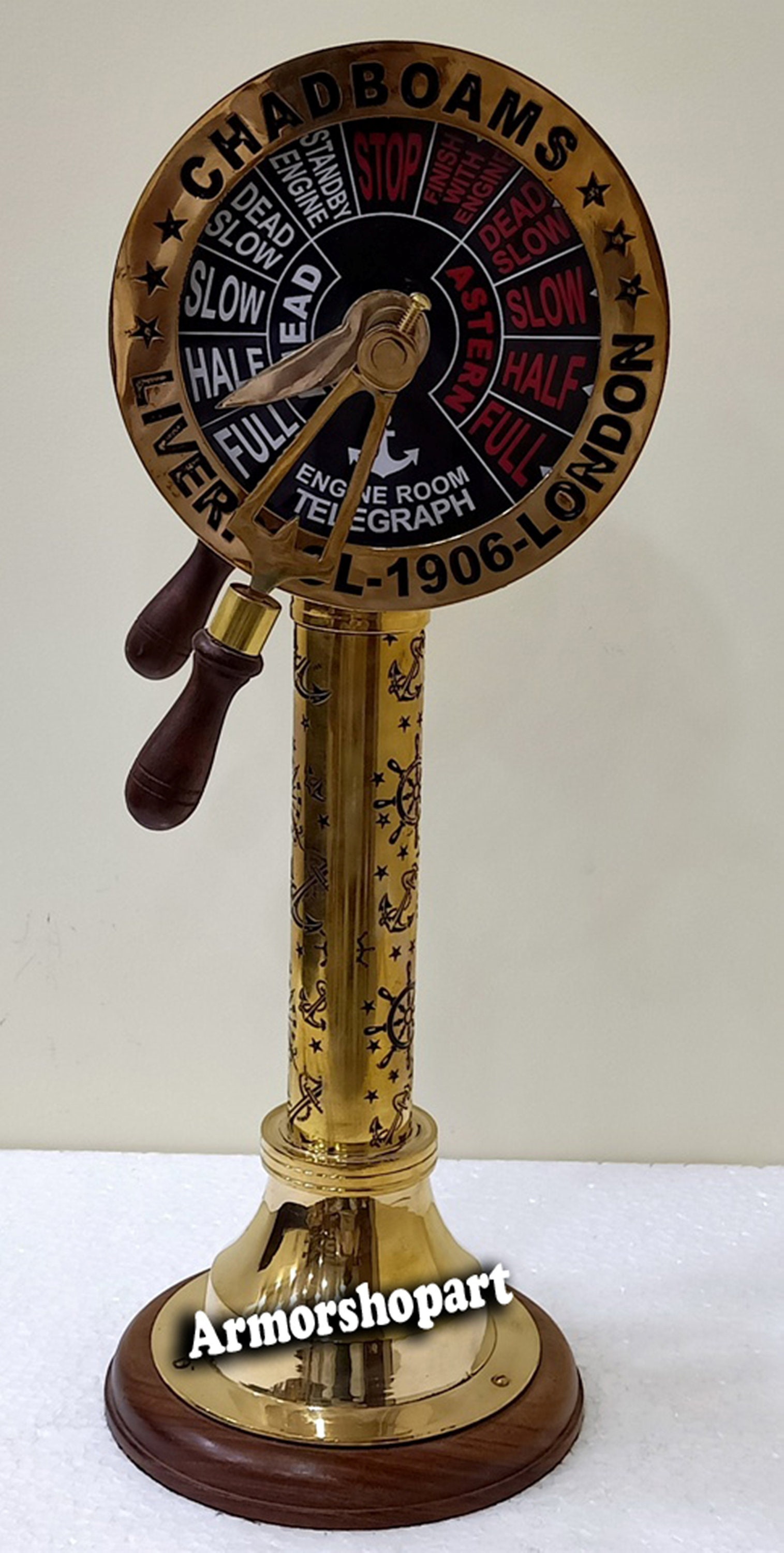 Maritime Decor 18 Antique Brass Ship Telegraph Table Top - Etsy