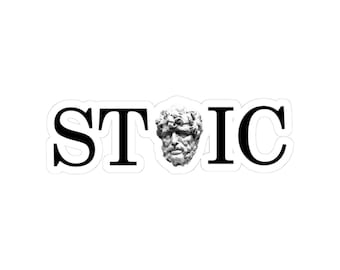 Seneca Stoicism Jester Sticker: Waterproof Philosophy Laptop Decal - Etsy