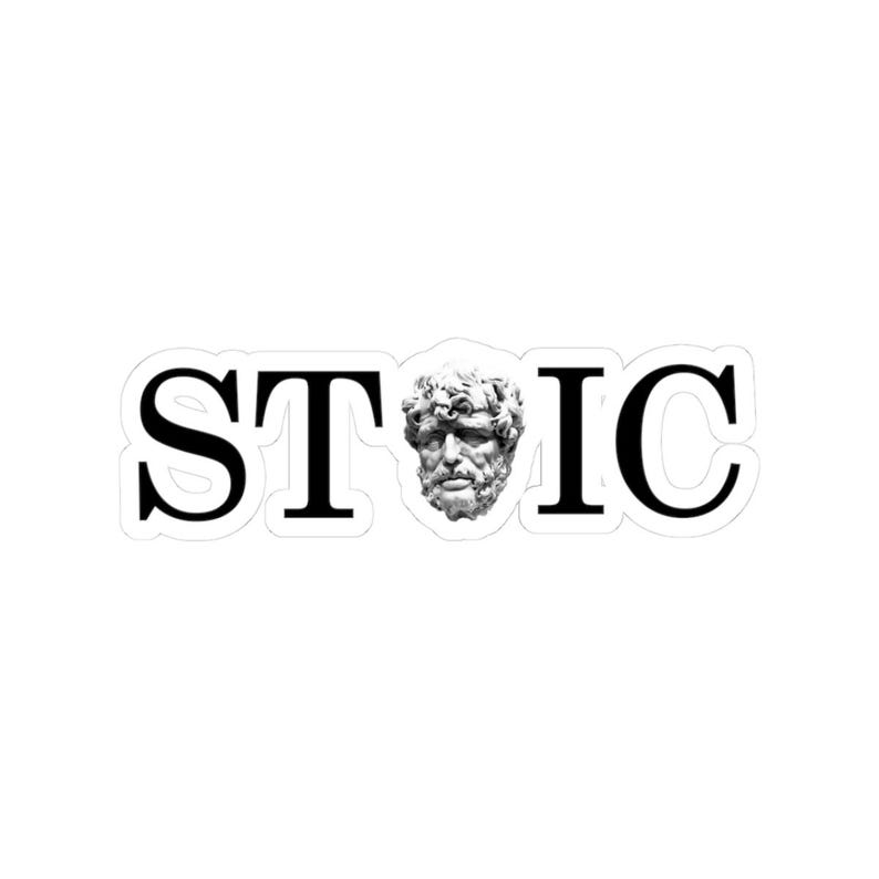 Seneca Sticker | Stoic Philosophy Kiss-cut Decal for Laptop, Journal - Etsy