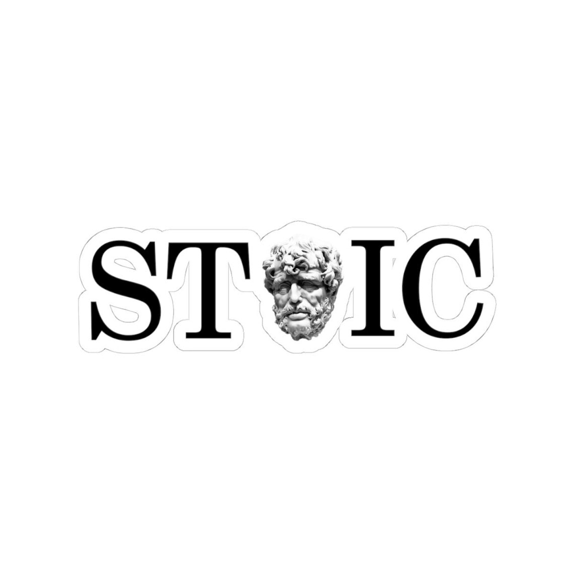 Seneca Sticker | Stoic Philosophy Kiss-cut Decal for Laptop, Journal - Etsy