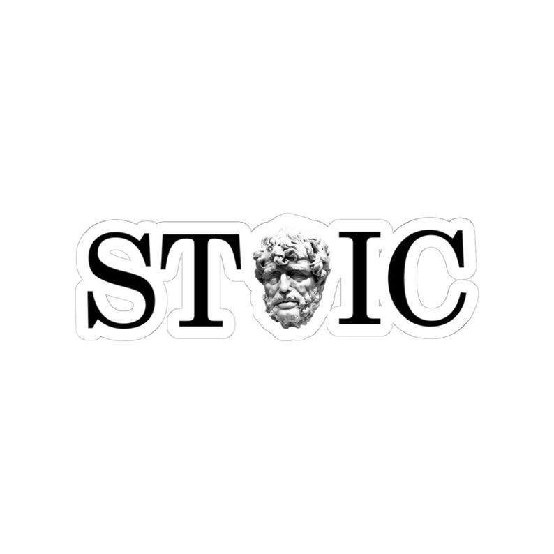 Seneca Sticker | Stoic Philosophy Kiss-cut Decal for Laptop, Journal - Etsy