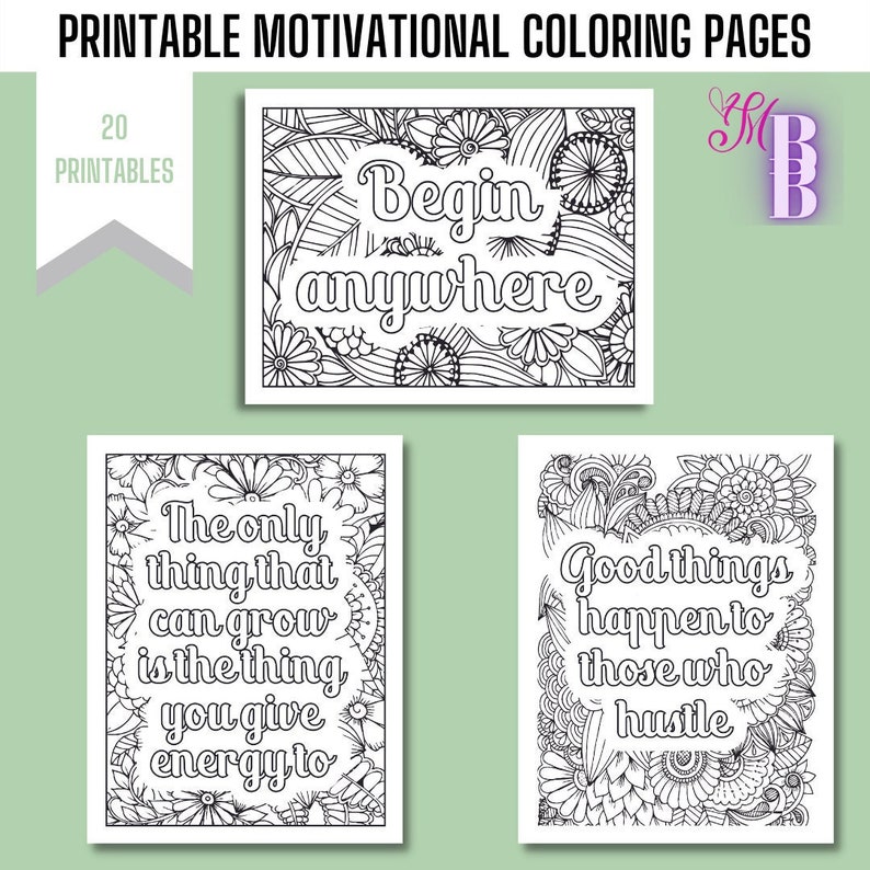 20 Adult Motivational Coloring Pages, Coloring Pages, Entrepreneur ...
