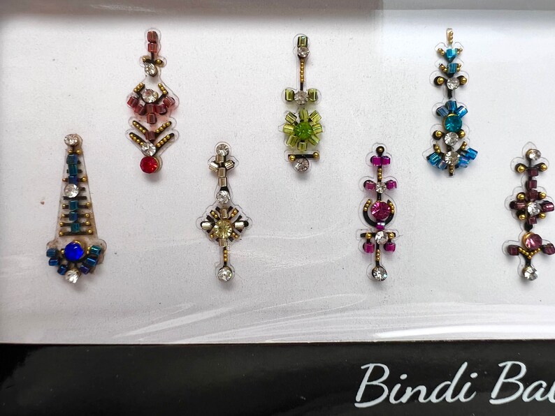 12pc Multipack Indian Asian Bindi Chandla Pack, Diamanté Stone Gem ...