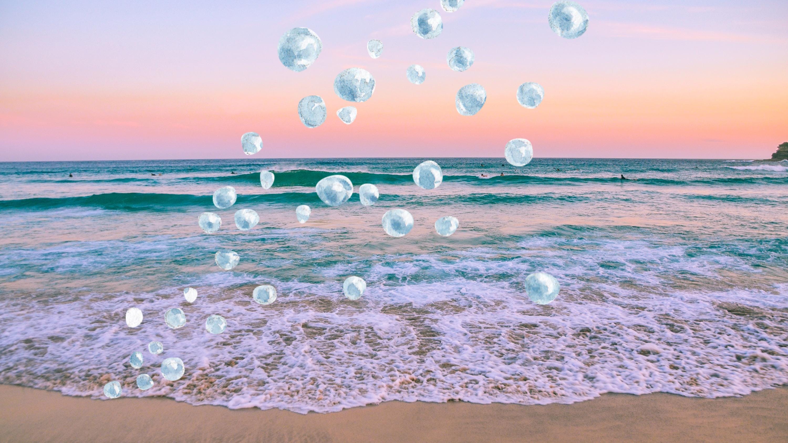 Sea Desktop Wallpaper, Relaxing Wallpaper - Etsy