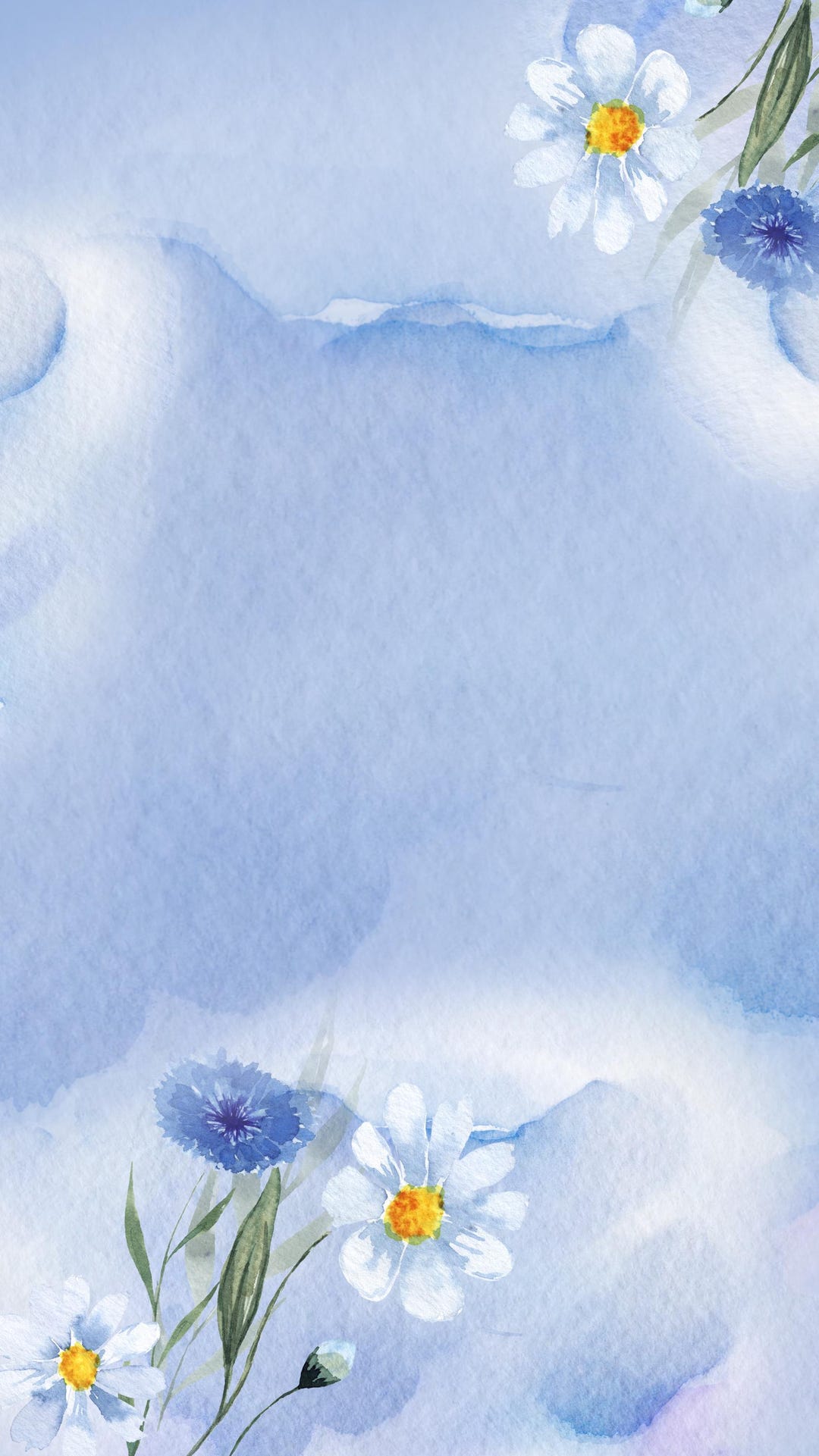 Blue Flower Phone Wallpaper - Etsy