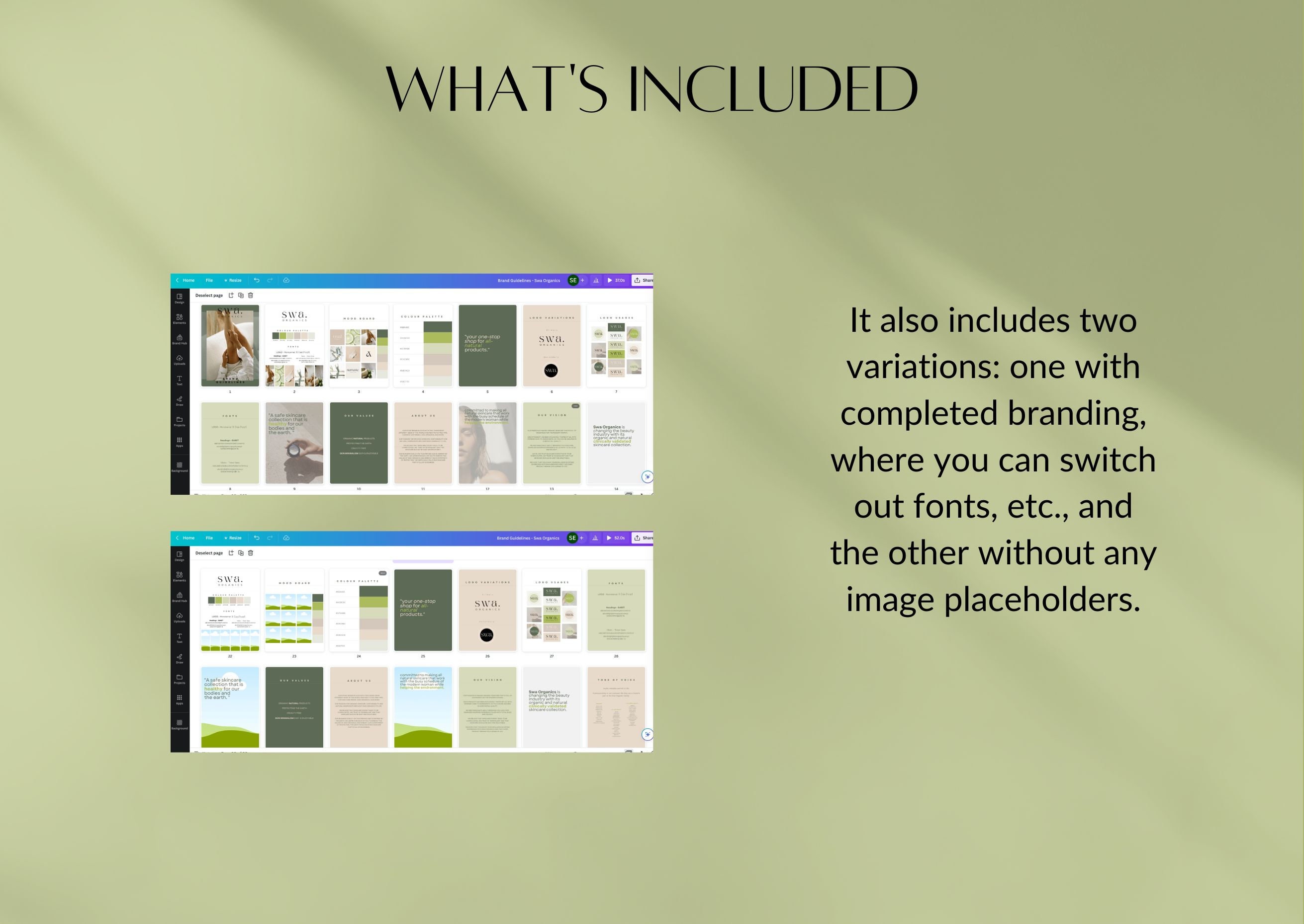 Brand Identity Guidelines Template: Pre-made Branding - Etsy