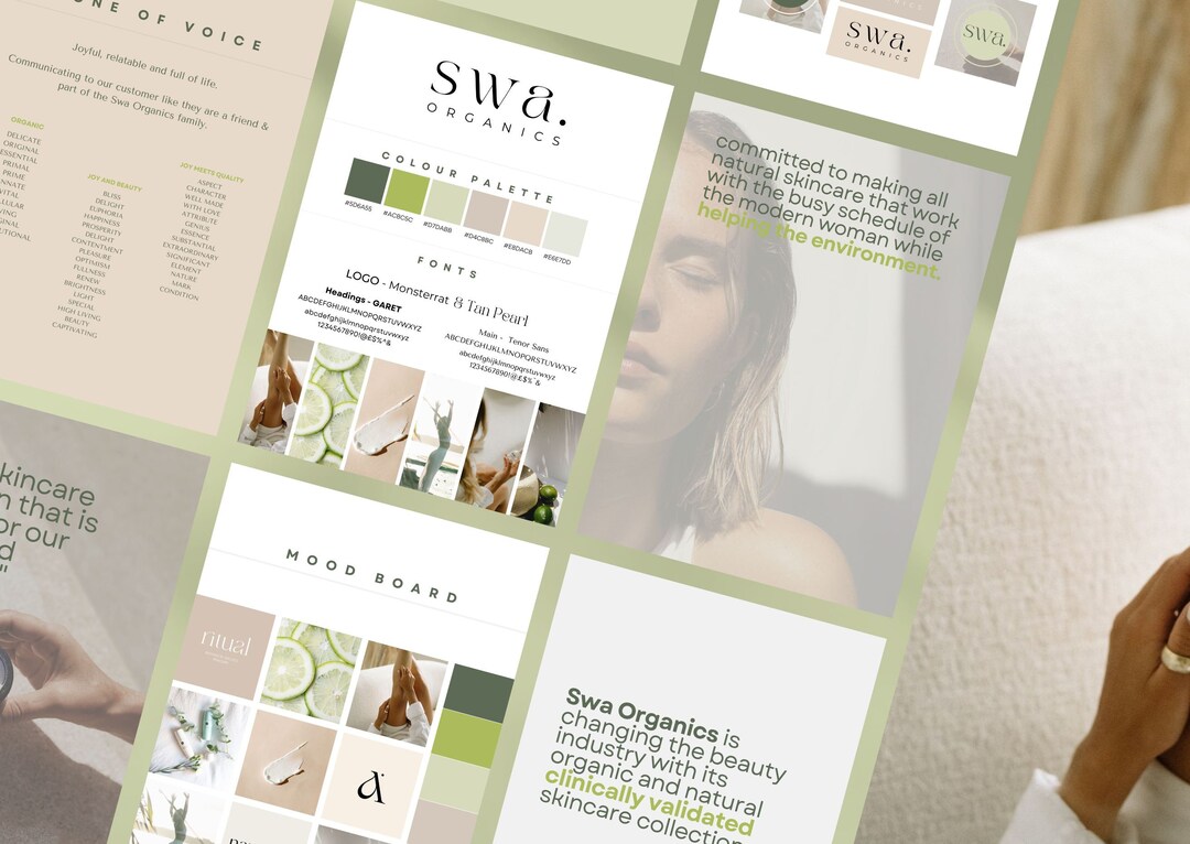 Brand Identity Guidelines Template: Pre-made Branding - Etsy