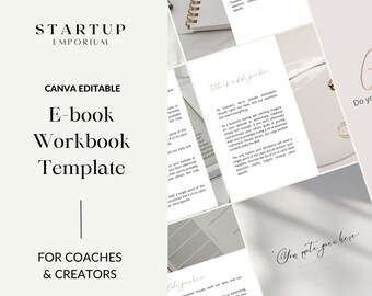 Editable Ebook 100 Pages Canva Template Commercial Personal Use Life ...