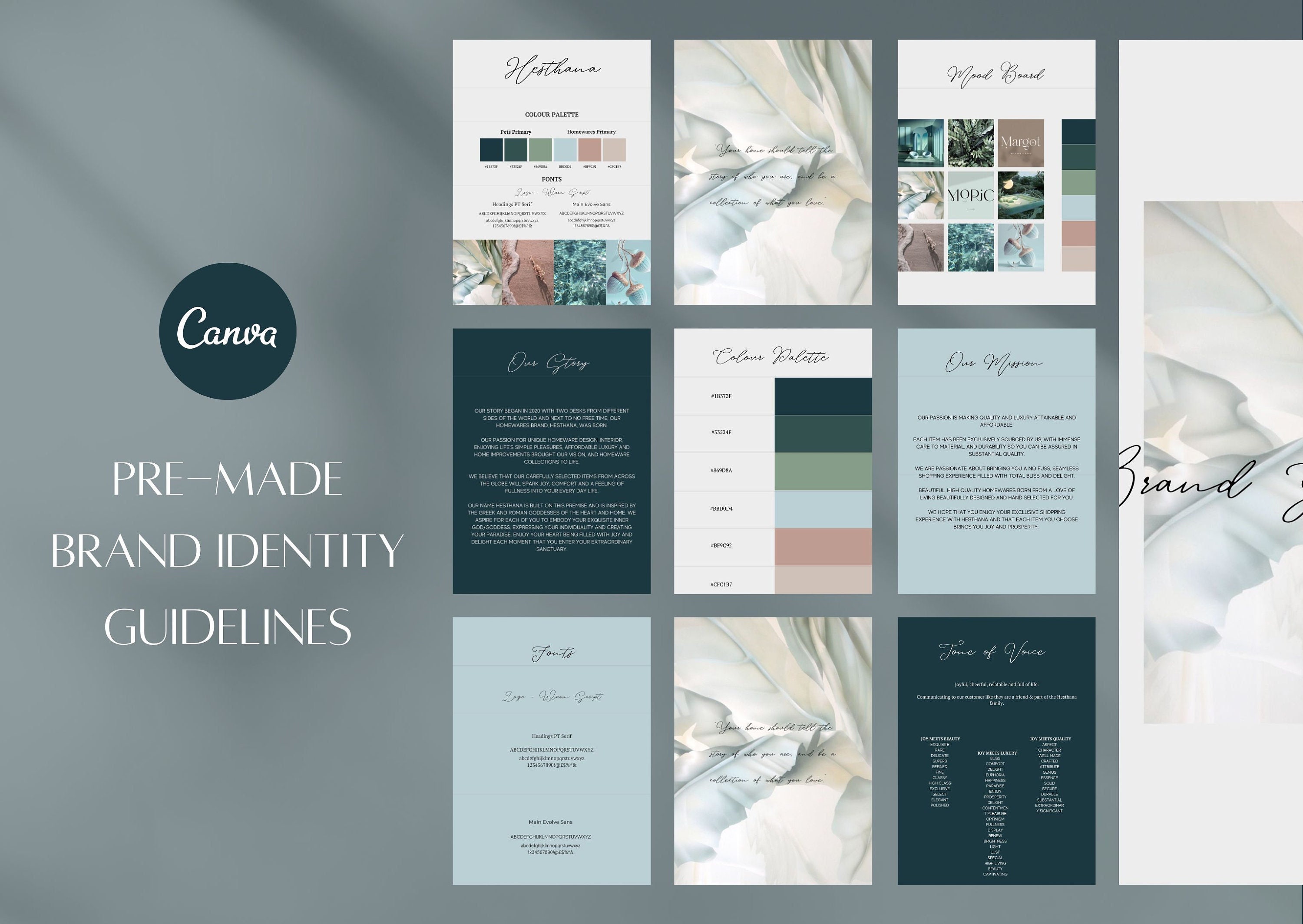 Brand Identity Guidelines Template: Pre-made Branding - Etsy