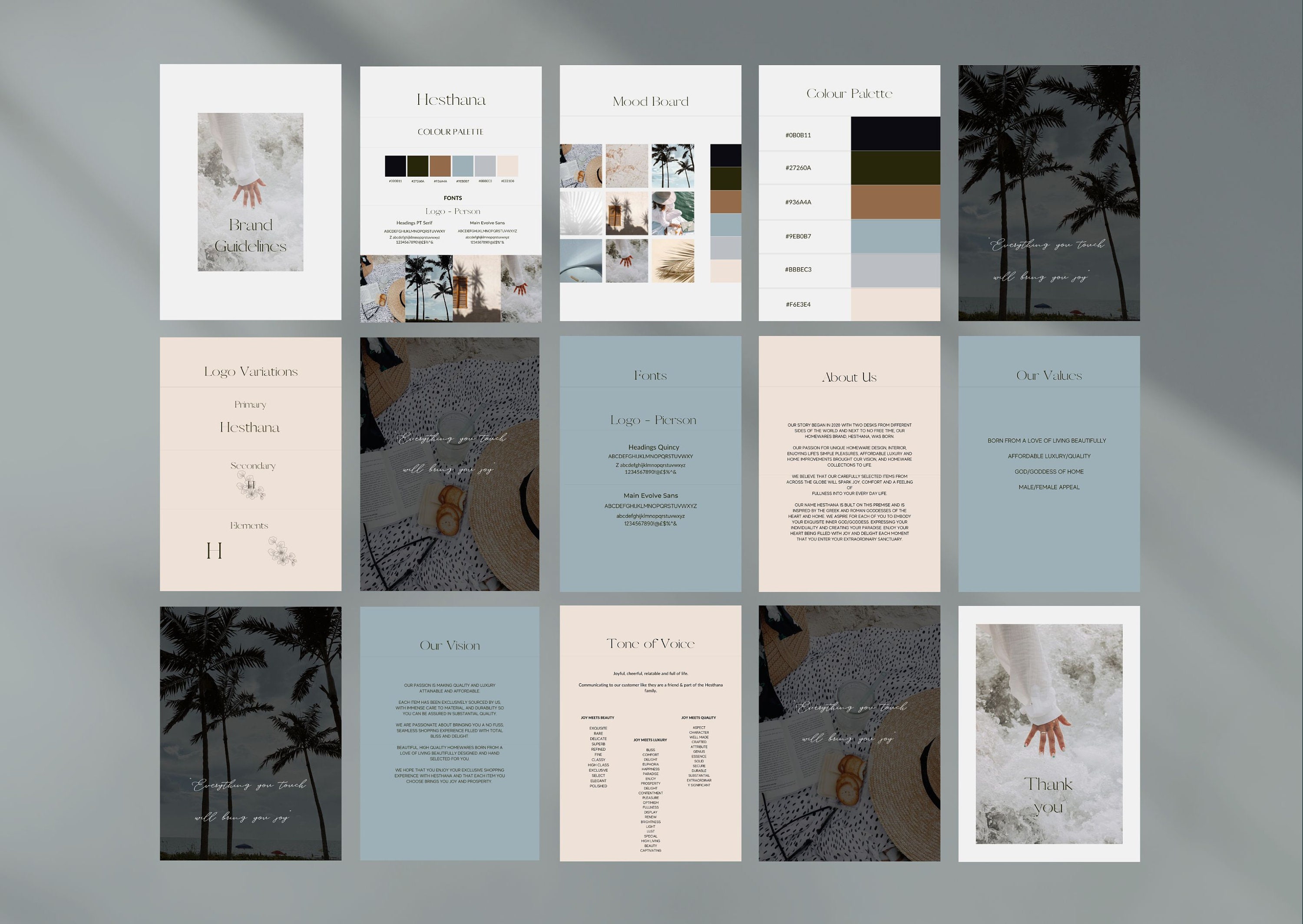 Brand Identity Guidelines Template: Pre-made Branding - Etsy