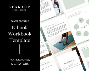 Editable Ebook 100 Pages Canva Template Commercial Personal Use Life ...