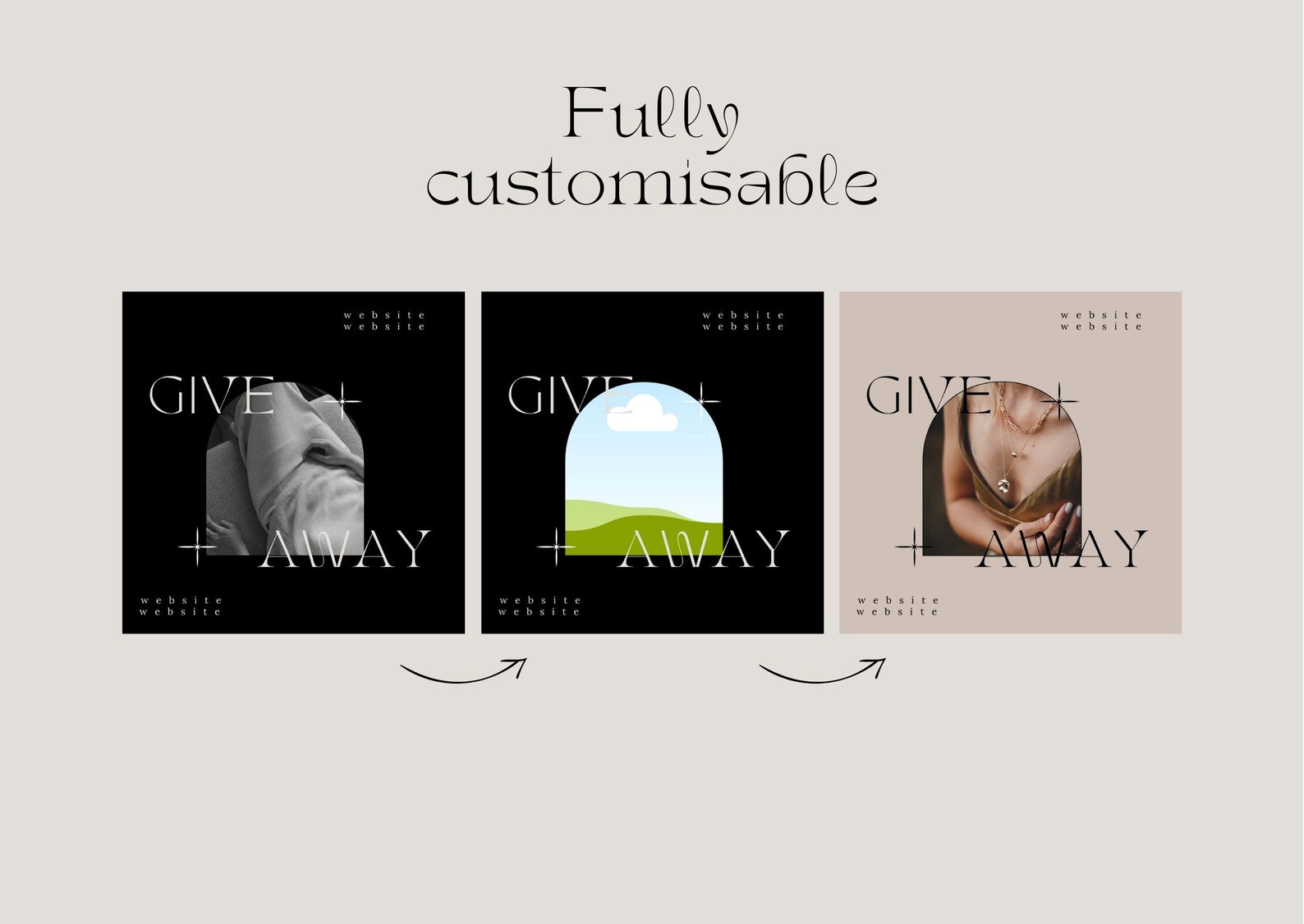 Minimal Instagram Templates Bundle | Luxury Social Media Templates ...