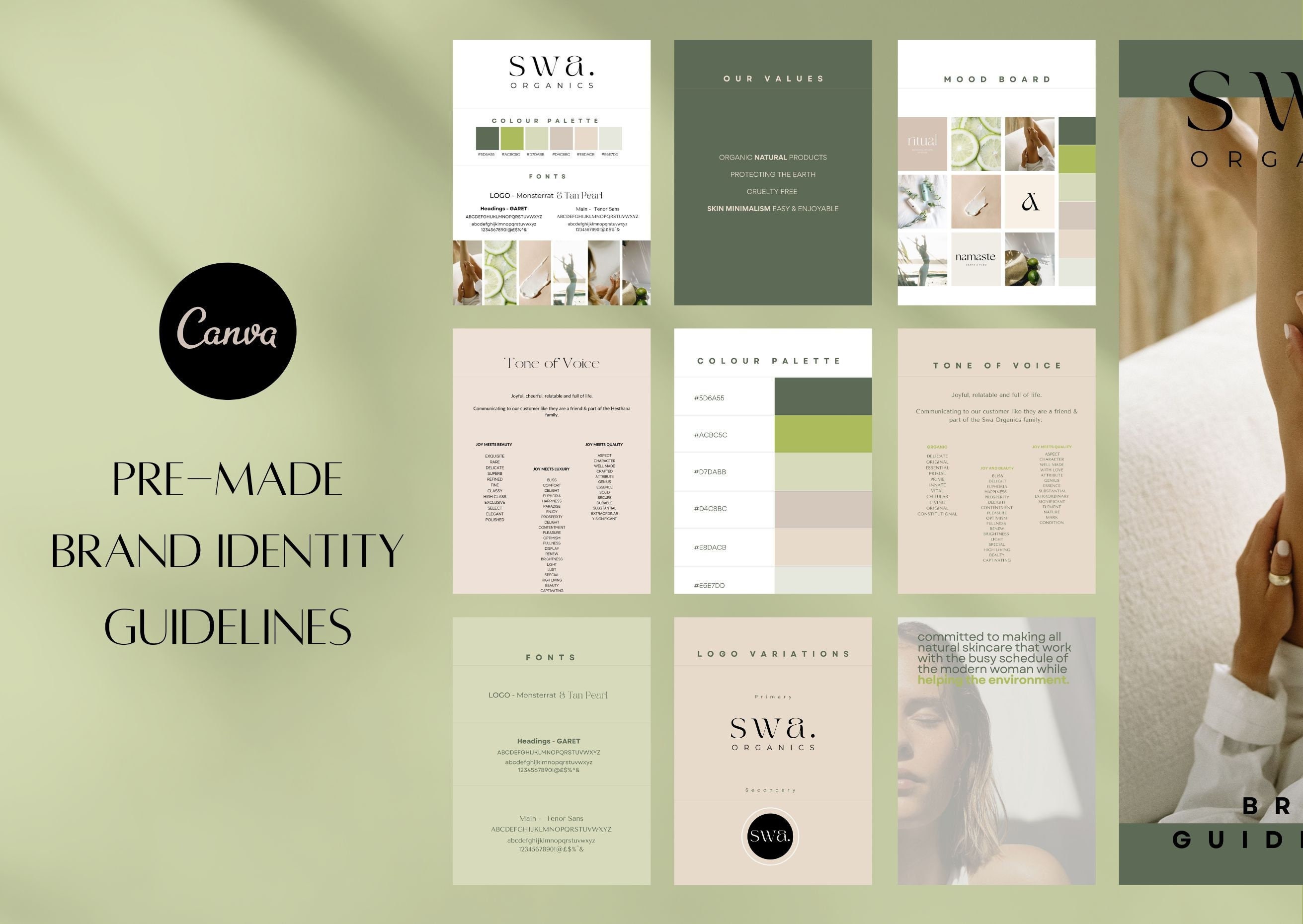 Brand Identity Guidelines Template: Pre-made Branding - Etsy
