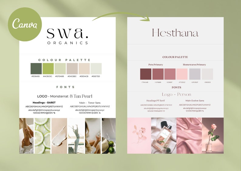Brand Identity Guidelines Template: Pre-made Branding - Etsy