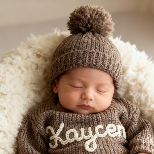 Infant Hats Hand Knit - Etsy
