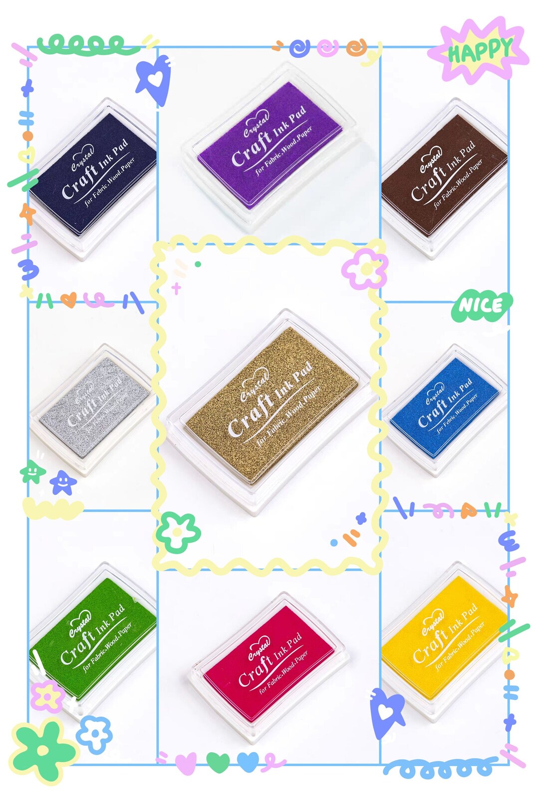 Craft Ink Pad, Stamp Ink Pads, Ink Pads, Gradient Color Ink Pads, Kid's ...