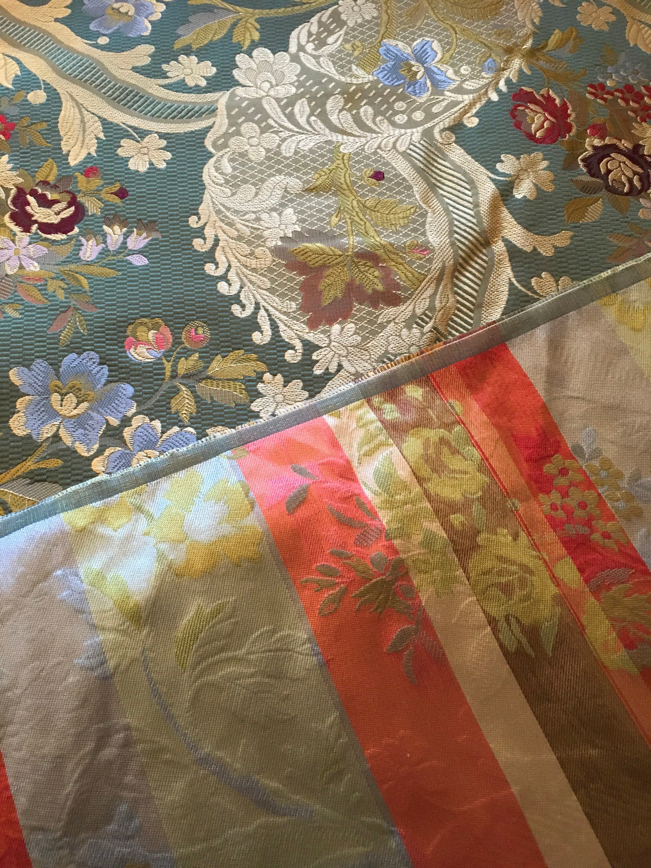 Brocade Verel De Belval. Magnificent Versatile Pure Silk Fabric for All ...