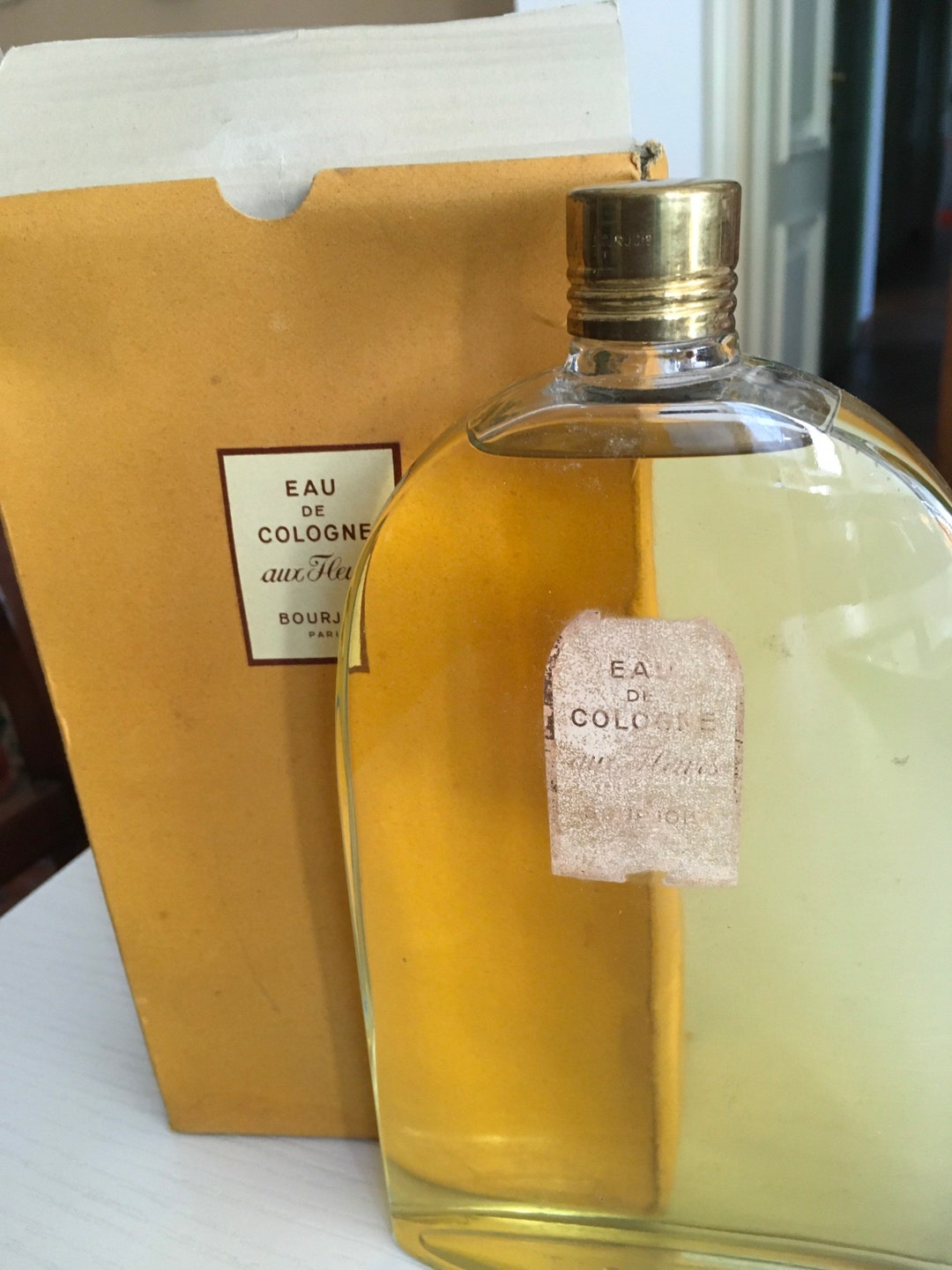 Antique Perfume Eau De Cologne aux Fleurs Bourjois With Box. - Etsy