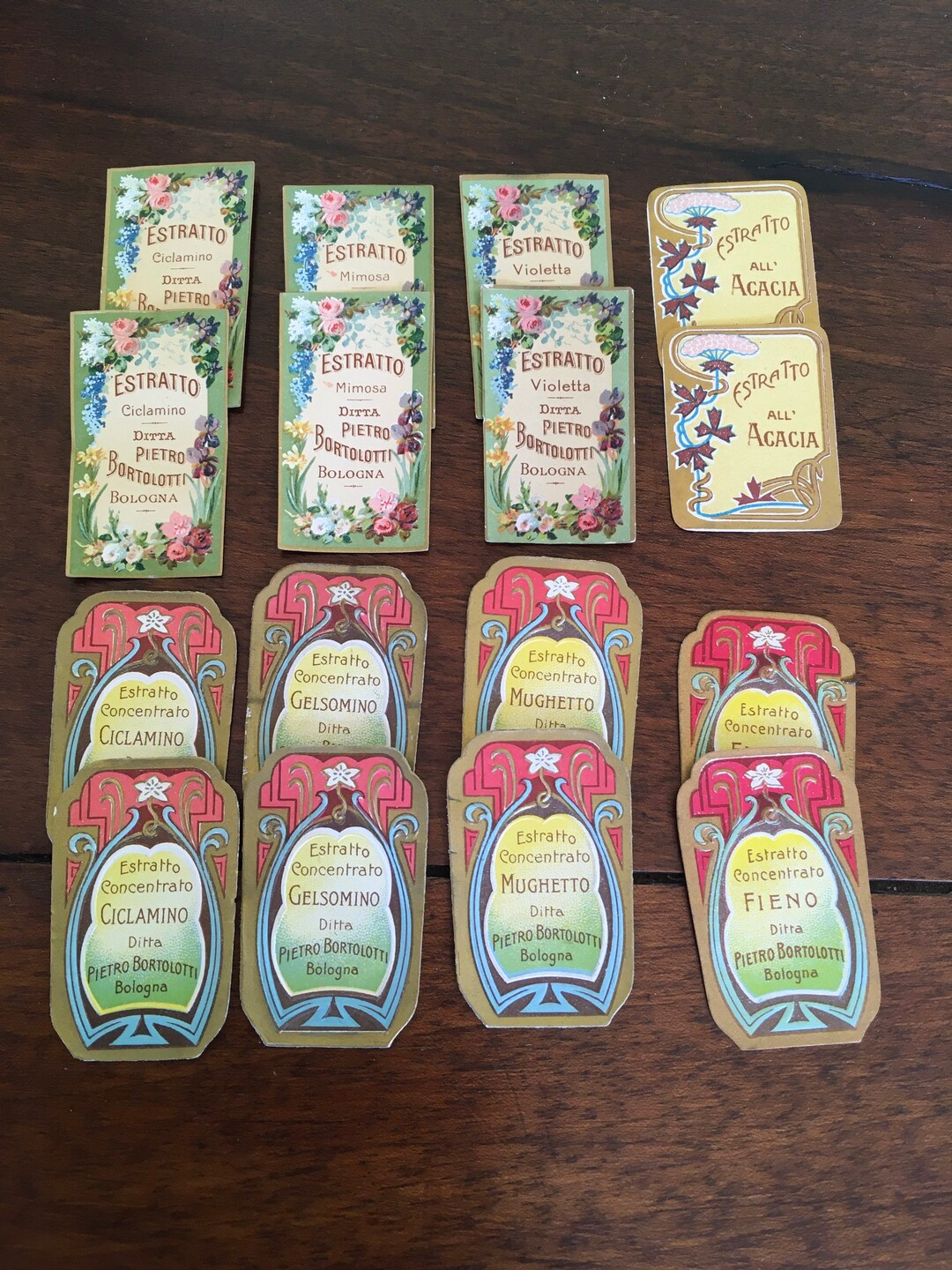 16 Ancient Pietro Bortolotti Perfume Labels - Etsy