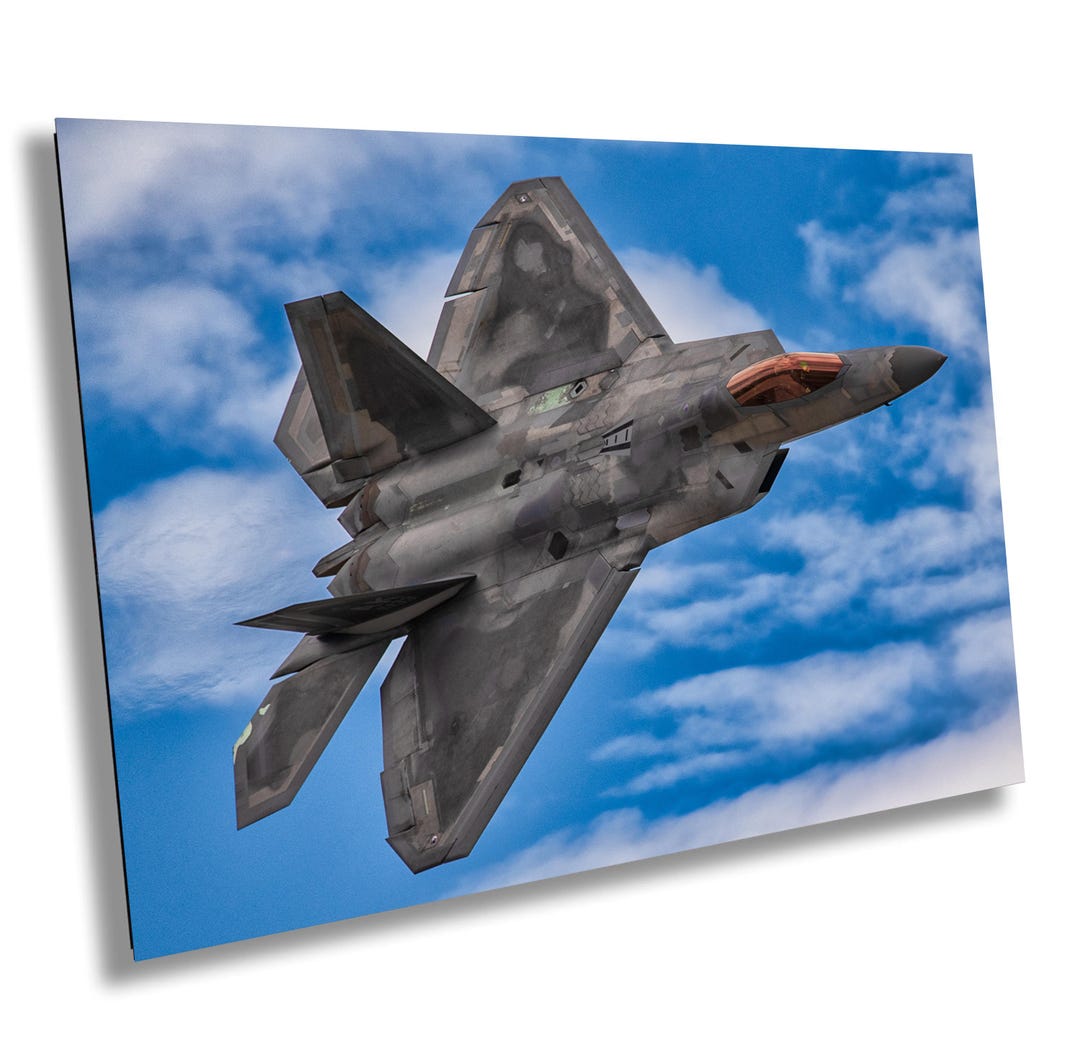 F22 Raptor, Real Photo, Wall Art, Canvas Print, Wall Decor, Metal Print ...