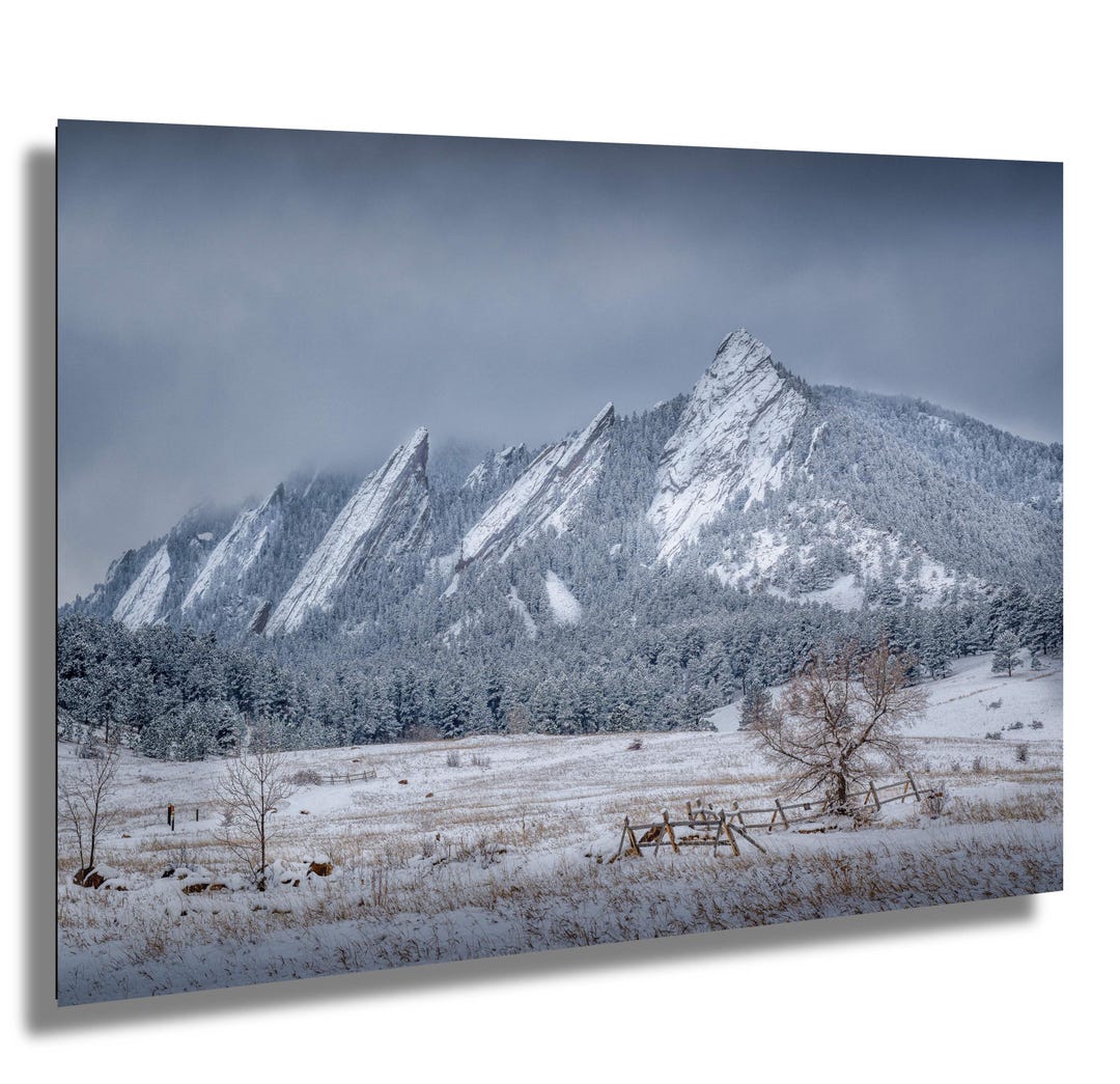 Boulder Colorado Wall Art - Flatirons Mountain Canvas, Metal & Acrylic Prints for Home Decor - Etsy