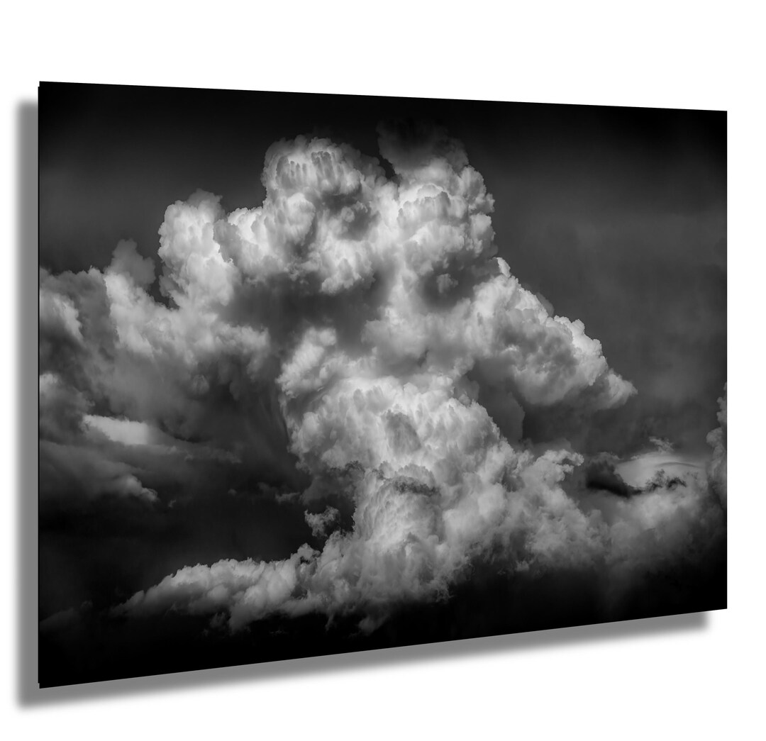 Stormy Updraft Wall Art - Dramatic Storm Landscape Print, Moody Home ...