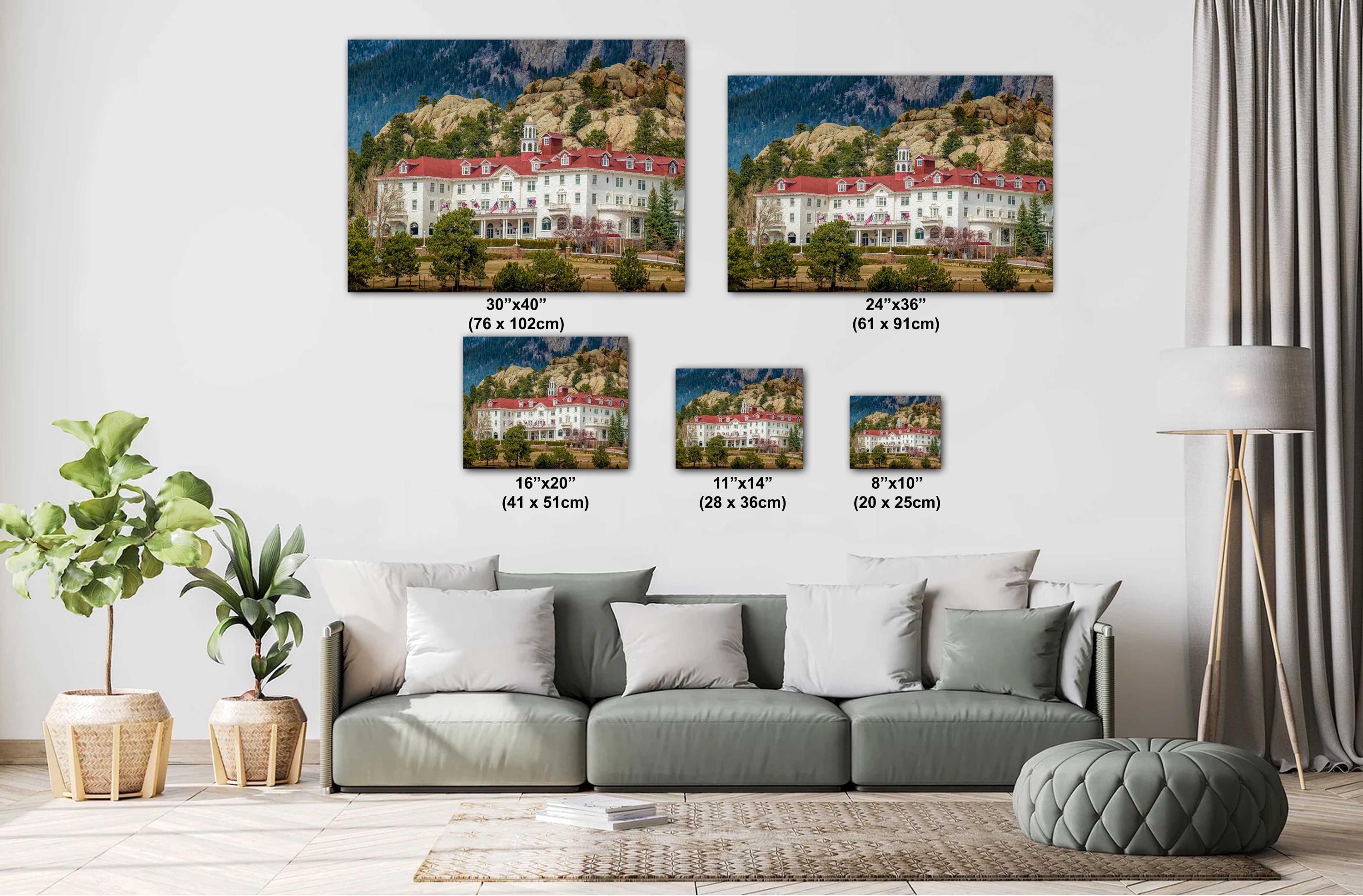 Stanley Hotel Art Print - Iconic Estes Park, Colorado Scene - Etsy