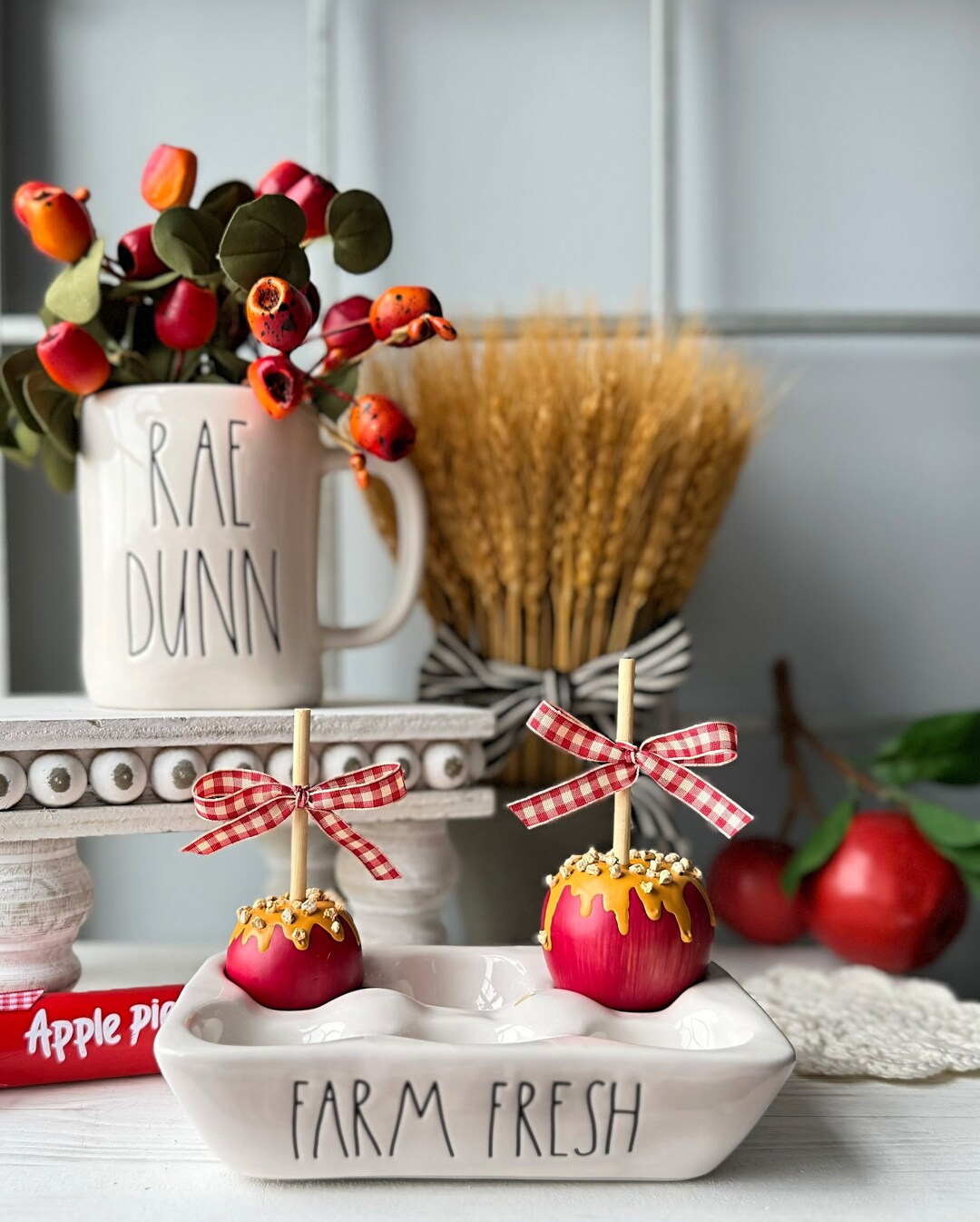 Faux Caramel Apples Rae Dunn Home Decor - Etsy