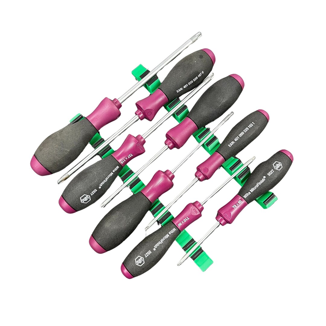 Magnetic Base Screwdriver Rail Set/organizer - Etsy