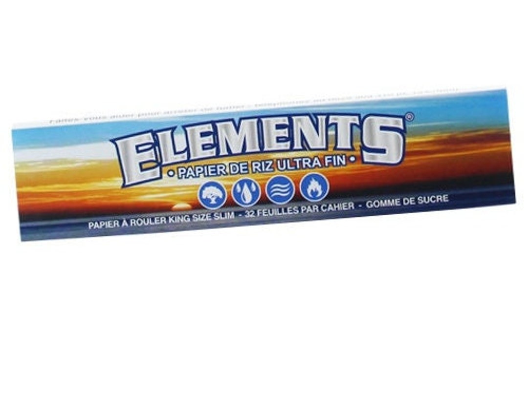 Elements King Size - Long Papers - 10 Booklets - Etsy