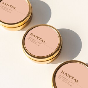 Santal Candle | Le Labo | 33 | Santal 33 Dupe | All Natural Candle ...