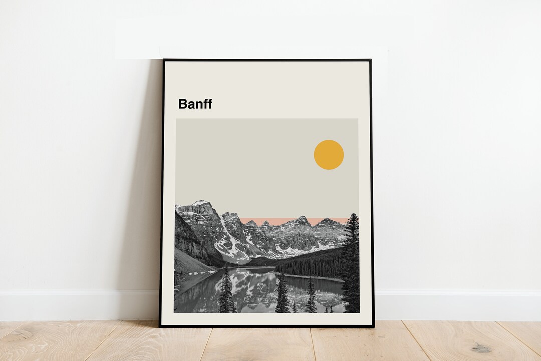 Banff National Park Poster, Lake Louise, Lake Morraine, Canada National ...
