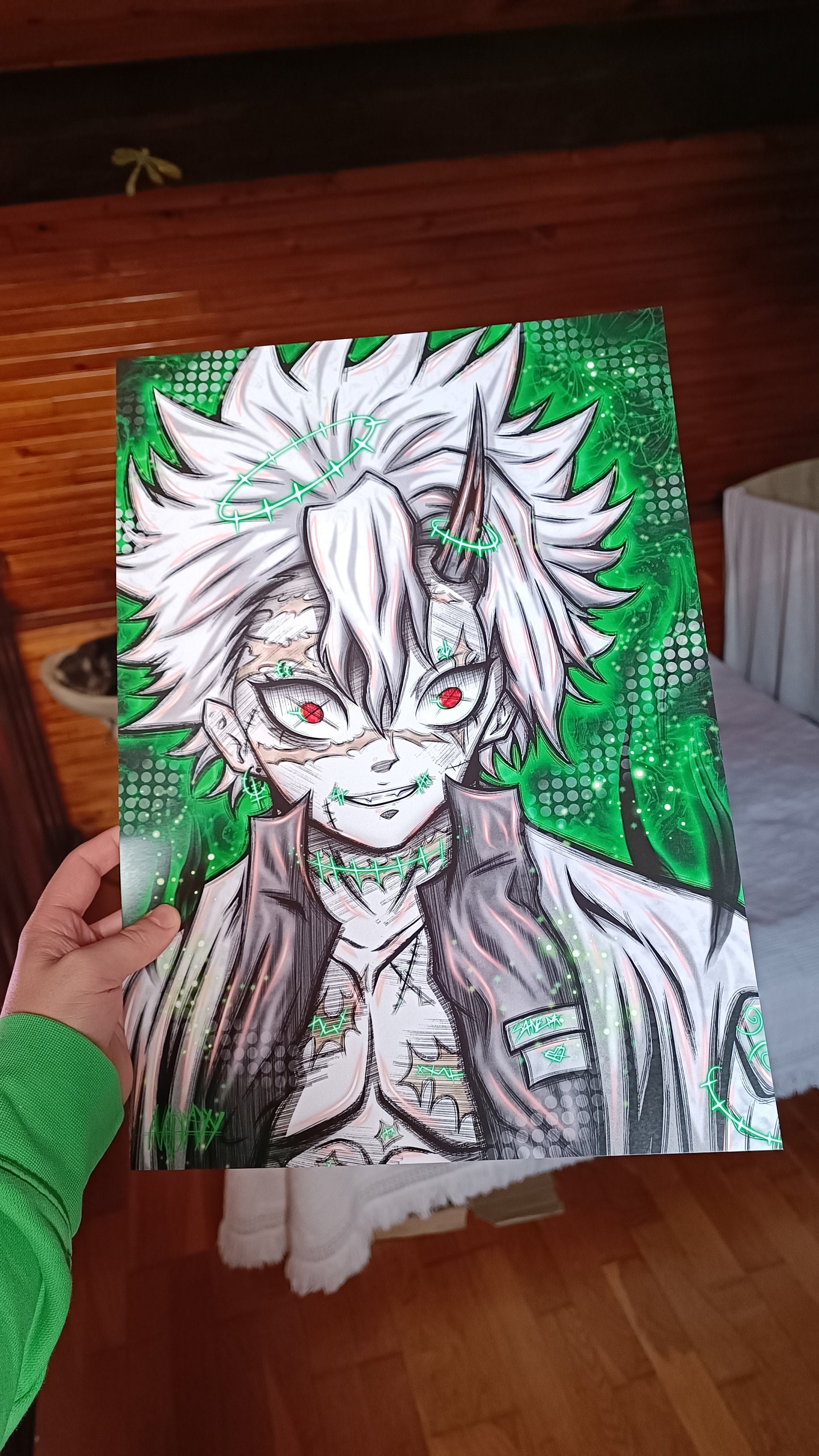 Poster Sanemi - Demon Slayer - Etsy