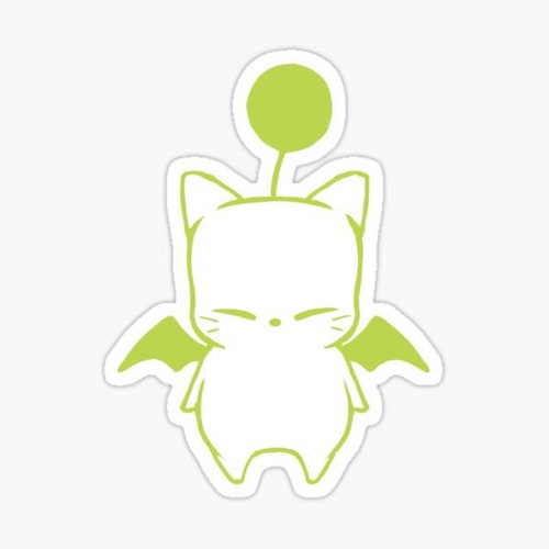 Moogle Vinyl Peeker Sticker Final Fantasy Waterproof & UV - Etsy