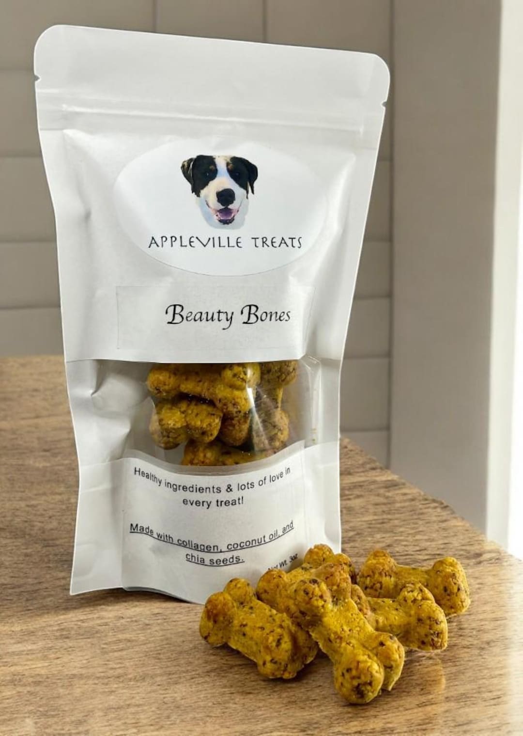 Collagen Dog Treat~ Beauty Bones~ Organic Dog Treat~ Natural Dog Treats ...