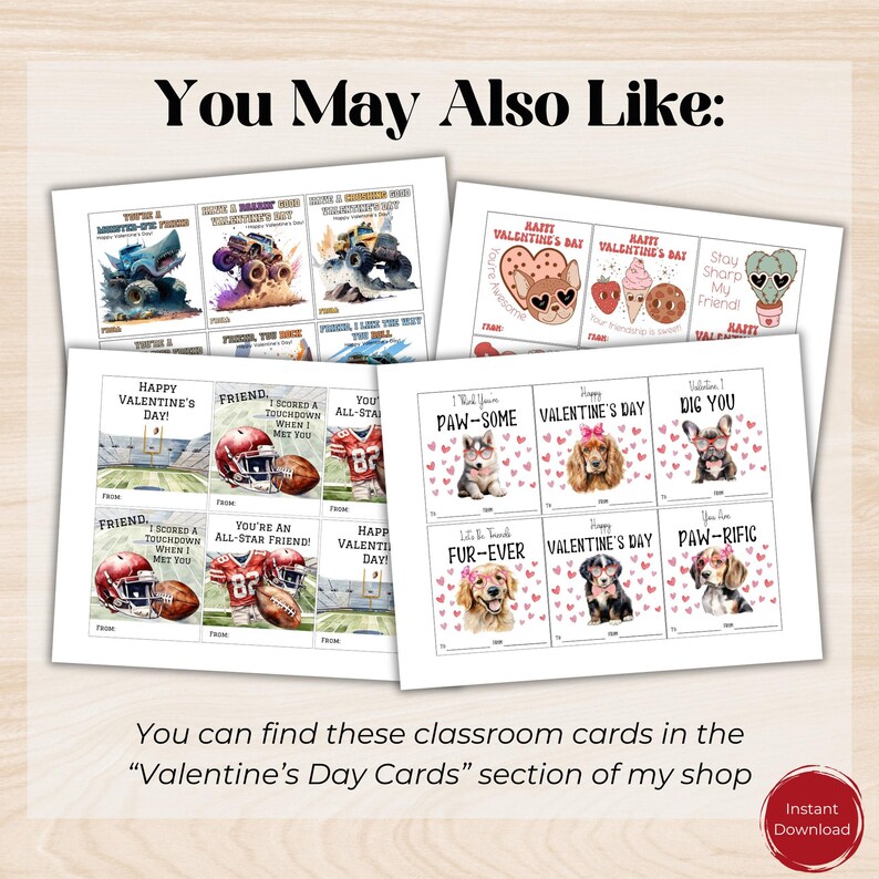 Printable Highland Cow Valentine Cards: Cow Print Classroom Valentines ...