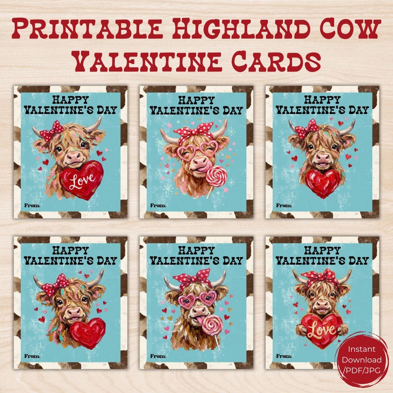 Cow Greeting Card - Etsy