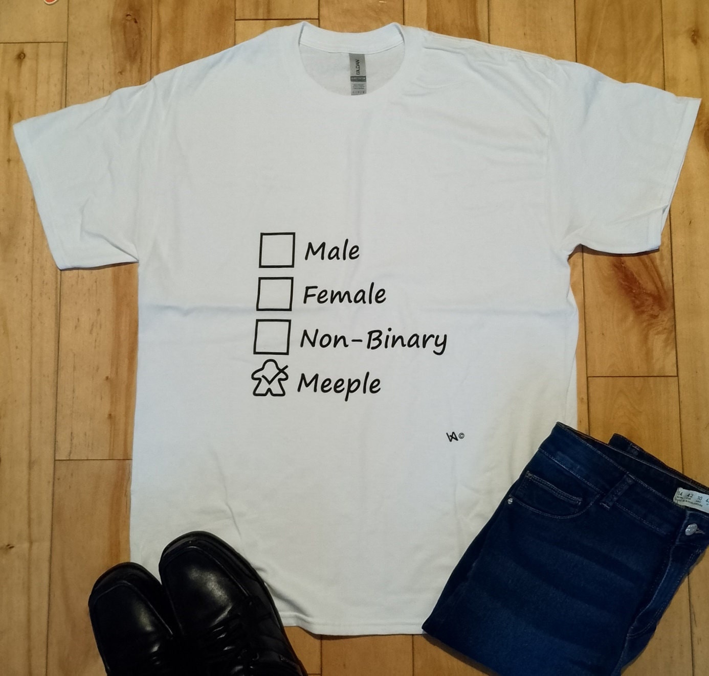 Unisex Identity Tee Identify as a Meeple T-shirt, Gamer Shirt, Board ...