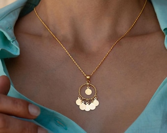 Gold Scaly Necklace - Etsy