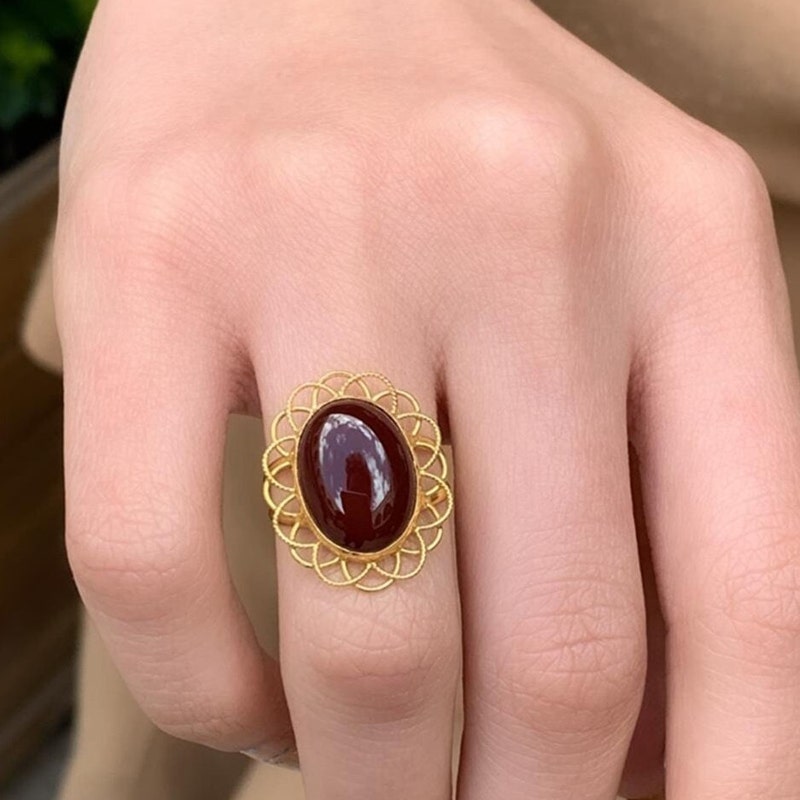 Brown Ring - Etsy