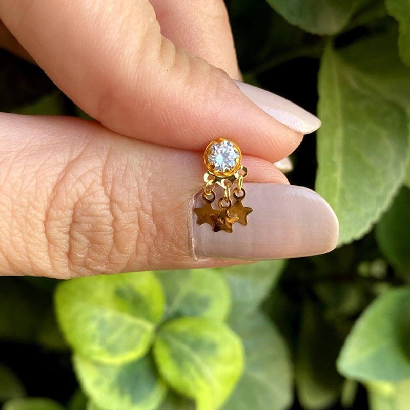 Star Nose Ring - Etsy