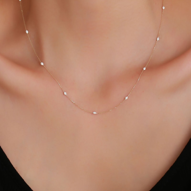 14k Gold Necklace - Etsy