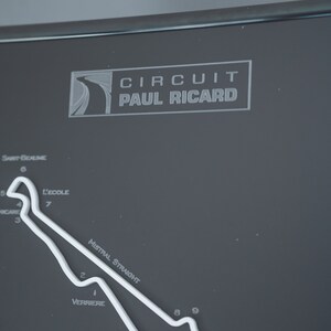 Circuit Paul Ricard - Full Metal Wall Art - Metal Frame - F1 Gifts - F1 ...