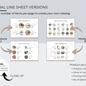 35+ Editable Product Catalog & Line Sheet Templates | Product Pricing ...